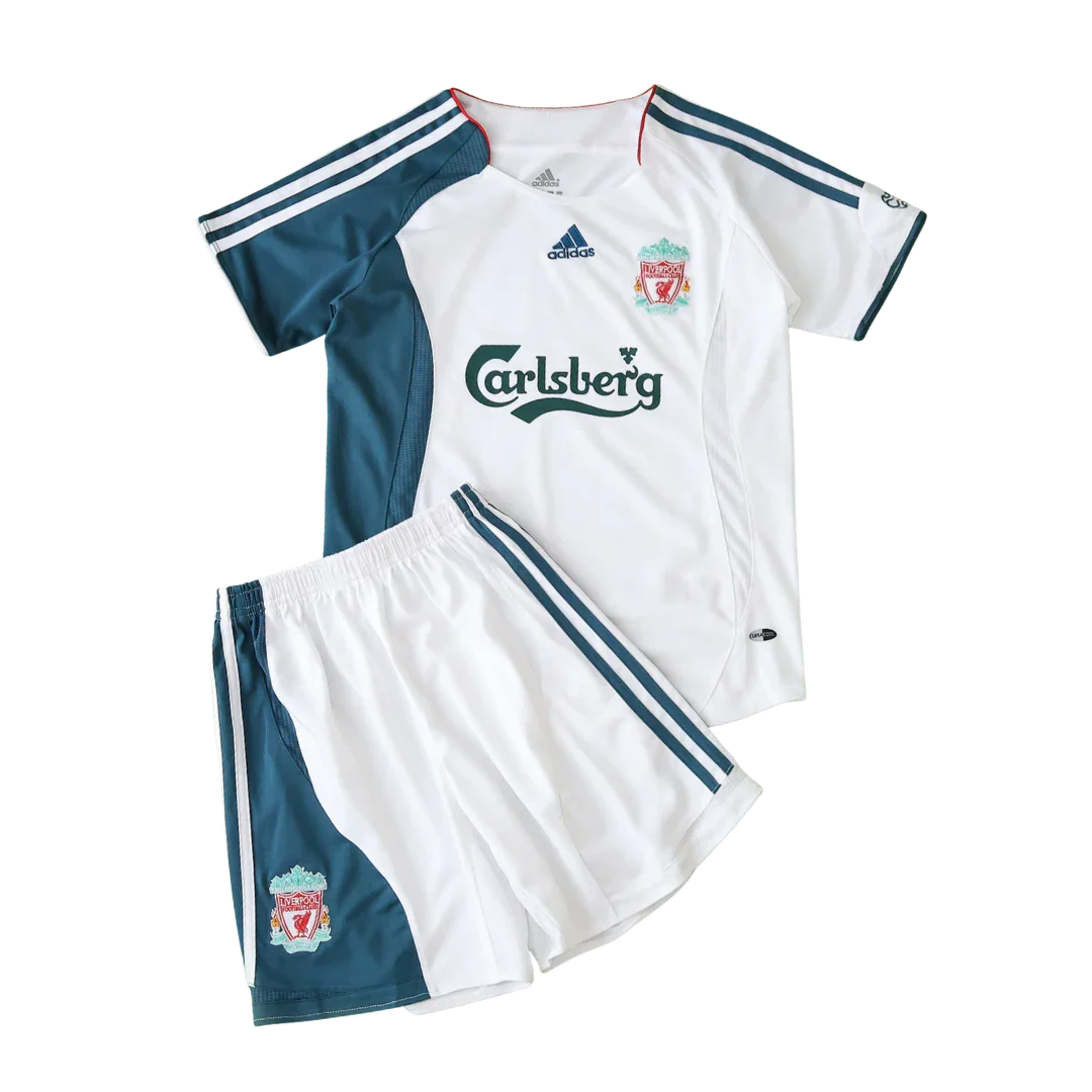 Kit Infantil Retrô Liverpool 2006 – Mini Mantos